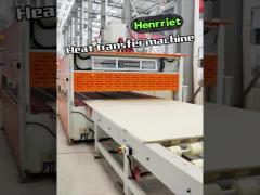 Automatic production line for heat transfer printing machine