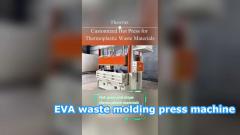 EVA waste molding press machine