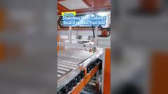 Stainless steel cabinet board production line