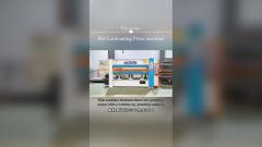 Three layer hot press machine (top up type)