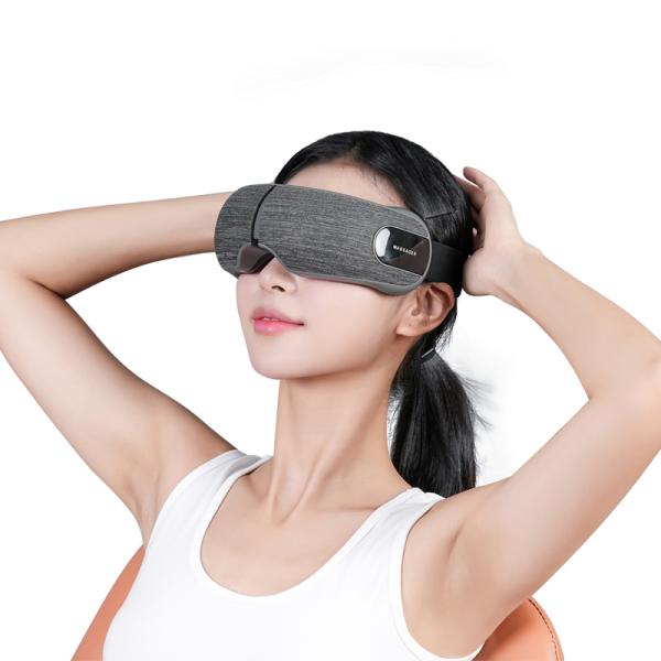 Quality Bluetooth Music Eye Relax Massager with Heating Hot Compress Vibration Comfortable Warm Therapy and Built-In Battery for sale