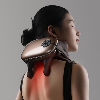 China Fully Automatic Home Use Neck & Shoulder Massager with Musical Function Voice Activation & Shawl Heating Remote Control Included for sale
