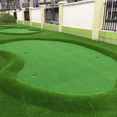 China Golf Putting Green Artificial Grass with PP Net SPU Latex Backing and Polypropylene for sale