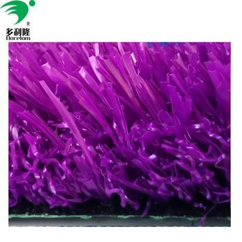 Quality Colorful Artificial Grass Turf in Red Yellow Purple Blue and Pink with 16800 for sale