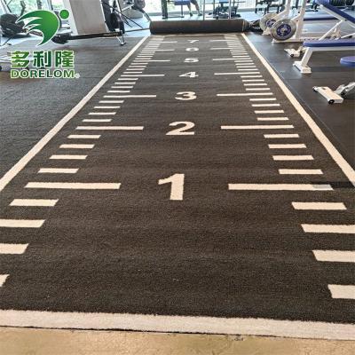 Cina Numeri segnati Dorelom PE Gym tappeto di erba artificiale per allenamento fisico e pista di slitta in vendita