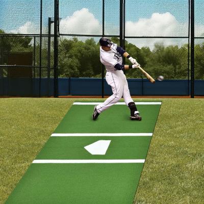 Cina Matto da battuta da baseball per allenamenti all'aperto al coperto 15 mm Altezza della pila 3/16 pollici in vendita
