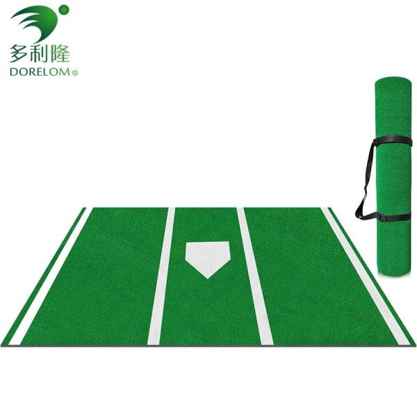 Quality 15mm Pile Height Portable Batting Mat for Optimal Baseball and Softball Practice for sale
