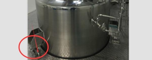 Capsule Gelatin Melting Tank With Bottom RTD Sensor weight gauge , control panel
