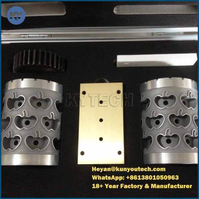 Υψηλός ρυθμός παραγωγής Softgel Capsule Mold για 20000 έως 120000 PCS/H με προσαρμόσιμο μέγεθος και σχήμα