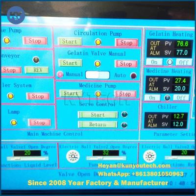 중국 꿰매지 않는 소프트 젤 기계 40-800kg/h 용량 380V 펄스 컷 판매용
