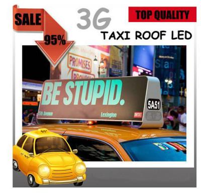 Cina esposizione principale cima del taxi di 3G GPS in vendita