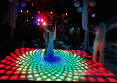 中国 P4.81mmのビデオ ダンス結婚のクリスマスのための相互LEDの床3Dの効果の段階の照明 販売のため