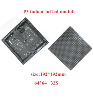 Cina Passo dell'interno del pixel del modulo 3.0mm del video 192*192mm dell'esposizione di LED di colore pieno SMD2121 in vendita