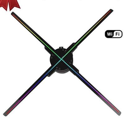 Cina ologramma del fan 3D che annuncia luminosità di DisplayLED 50CM WIFI 100V-240V 1600 pidocchi in vendita