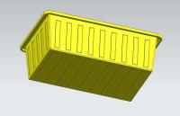 China Two Thousand Liters Plastic Box Mould square Waterproof for sale