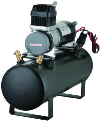 China 12V 150PSI Air Source Kits Onboard Air Systems 1.5 Gallon Tanks Black Metal For Fast Inflation for sale