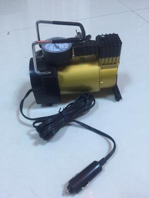 Cina Pompa di pressione d'argento e gialla di Tiro dell'automobile, potere resistente compressore d'aria da 12 volt in vendita