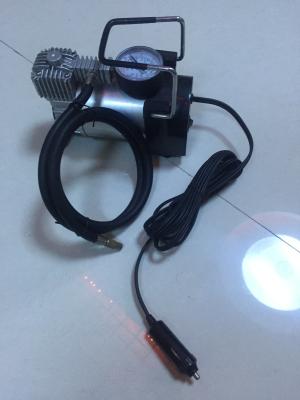 Cina Pompa di pressione d'argento e gialla di Tiro dell'automobile, potere resistente compressore d'aria da 12 volt in vendita