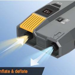 China Fastest SUP Electric Pump 12V And AC Power Line Inflate Deflate Like A Shark Up To 20psi With Automatic Digital Screen for sale