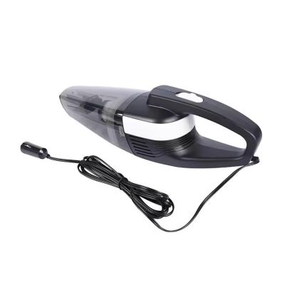 China DC12V Handheld Auto stofzuiger met Sigaretten aansteker LED lamp Plastic Zwart for sale