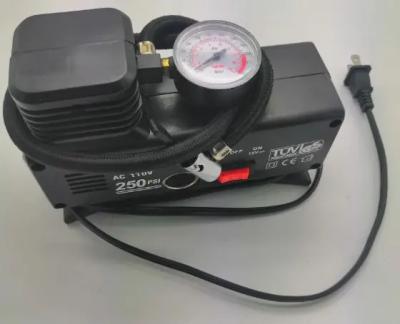 China DC/AC Portable Air Compressor For Car Tires Inflation for sale