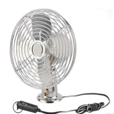 Cina Mini Electric Car Cooling Fan 12v d'oscillazione a 6 pollici/24v nel colore d'argento in vendita