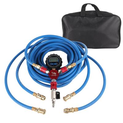 China Digital Gauge 4 Way Air Manifold for Tire Inflation Deflation System for sale