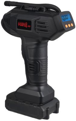 China Portable Air Compressor with 27L/min Flow Rate 12V DC Motor and 2000mAh Rechargeable Battery for Quick Tire Inflation for sale