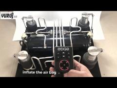 Dc 12v Chrome Car Air Suspension Compressor System Kit Offroad voor vrachtwagen met tank