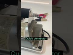 Draagbare chroom DC12v metalen band luchtcompressor met krokodil clip