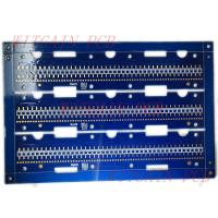 China FR4 Substrate Material Double Layer PCB Blue Solder Mask Ink for sale