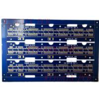 China FR4 Substrate Material Double Layer PCB Blue Solder Mask Ink for sale