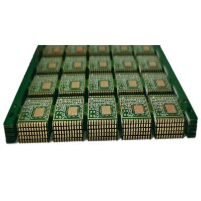 中国 液浸の金の半分の穴PCB板50オーム4つの層1.0 MM 販売のため