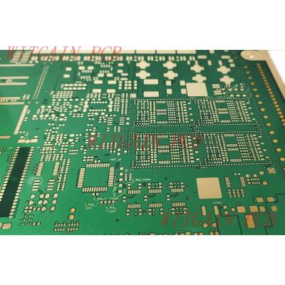Cina PWB di Matte Green Solder HDI 10 strati 1,6 substrato di spessore FR4 di millimetro in vendita