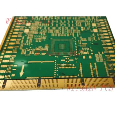 Cina PWB di Matte Green Solder HDI 10 strati 1,6 substrato di spessore FR4 di millimetro in vendita