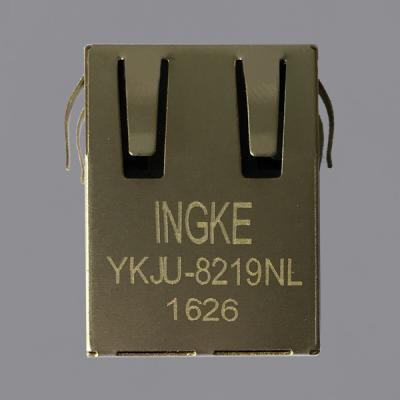 China 1-1840775-1 YKJU-8219NL 10/100 Base-T, AutoMDIX RJ45 Ethernet Connectors for sale