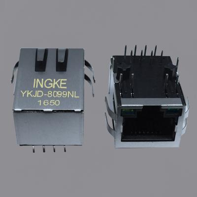 China Ingke YKJD-8099NL cross J00-0076NL 10/100 Base-T, AutoMDIX RJ45 Modular Jack Connectors for sale