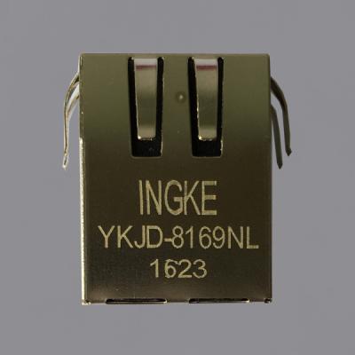 China SI-60062-F Through Hole  10/100 Base-T, AutoMDIX RJ45 Modular Connectors for sale