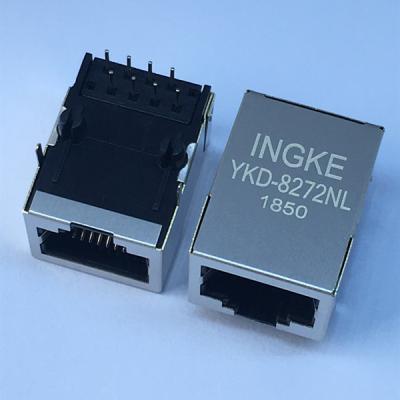 China Ingke YKD-8272NL Direct Substitute 61500814221 Tab Down Through Hole rj45 without magnetics 8P8C for sale