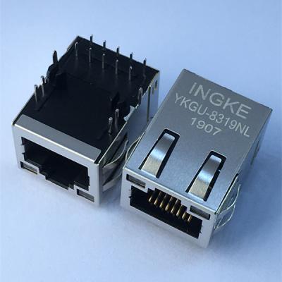 China Ingke YKGU-8319NL Direct Substitute 7499111447 Gigabit Through Hole RJ45 Magjack Connectors for sale