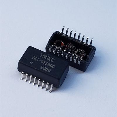 China INGKE YKJ-01160G Direct Substitute WE 7490100111A 10/100 Base-T LAN with Transformer for sale