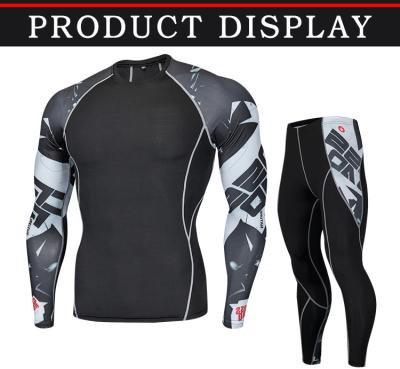 China Polyester Material Sports Compression Tights Exercise Clothing Shockproof for sale