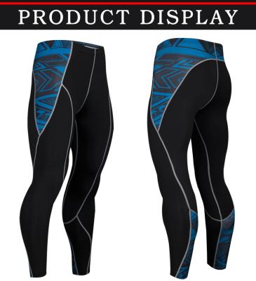 China Full Sublimtion Sports Compression Tights Long Sleeve Yoga Pants100% Polyester for sale