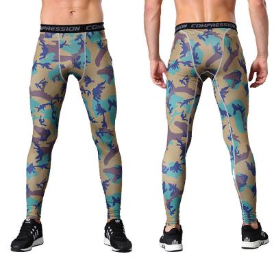 China Long Sleeve Mens Running Compression Pants Superior Elasticity Comfortable for sale