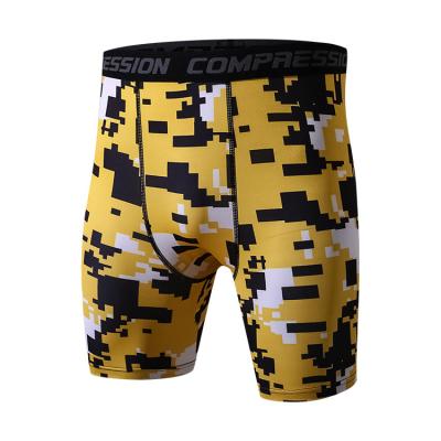 China Non - Adhering Sports Compression Tights Full Sublimation Compression Running Shorts for sale