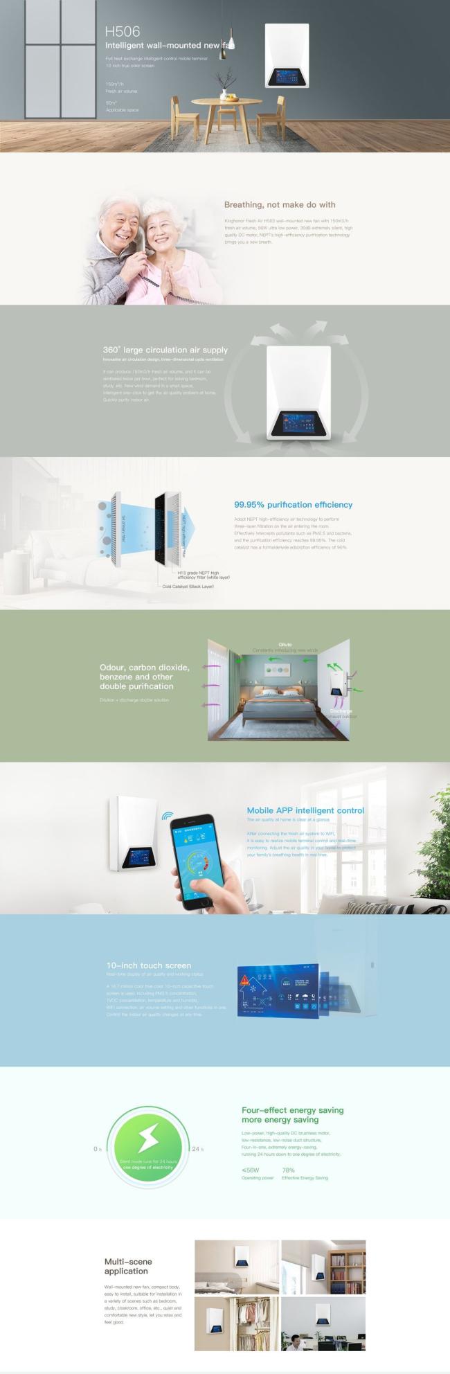 High-Efficiency Ventilation System for Optimal Air Exchange and Conditioning
