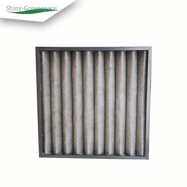 Quality Coarse Efficiency Pleated Filter Ventilation F9 HEPA Filter 3200m3/H for sale