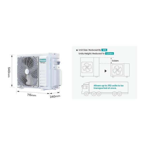 Quality Hisense 9000 BTU Wall Mounted AC with Voice Control for sale