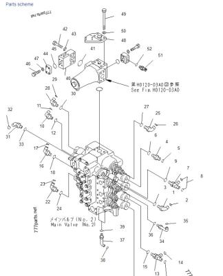 China Komatsu PC1250SP-7 Main Valve 21N-64-36440 02896-11009 07002-12034 21N-64-36740 02896-11009 Excavator Control Valve Replacement Cost for sale