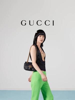China GG Marmont Schouderzak Marmont Matelassé Mini Bag Flap Te koop